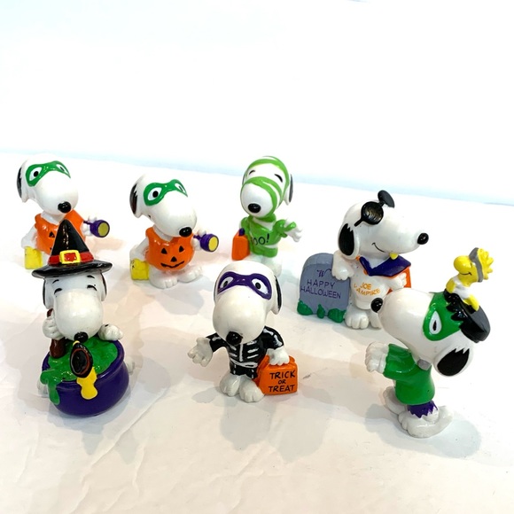 Peanuts | Holiday | Vintage Peanuts Assorted Lot 7 Pvc Figures United ...